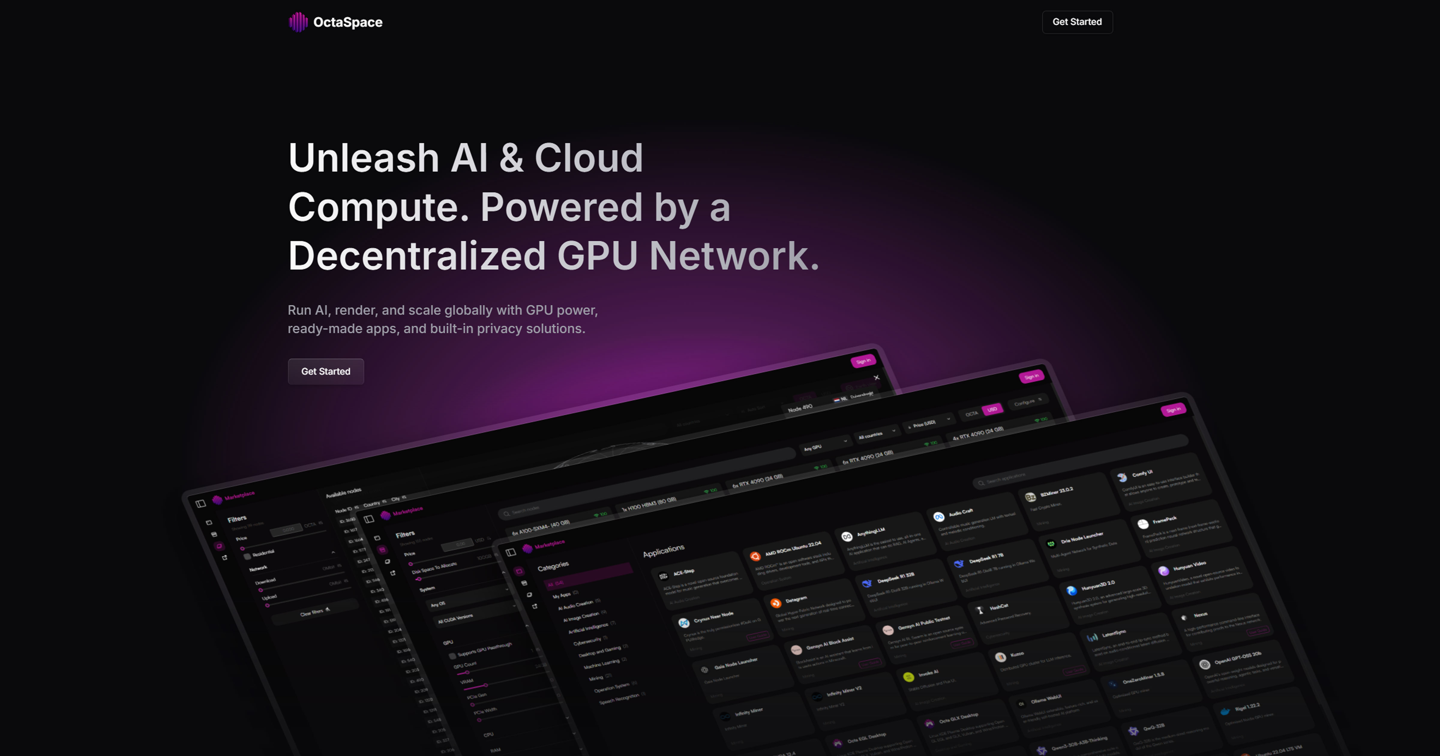 OctaSpace: Decentralized GPU Cloud, AI & Compute Platform